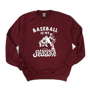 Baseball Season Sweatshirt, Baseball Sweatshirt, Vintage, Women's ...