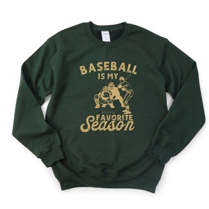 Baseball Season Sweatshirt, Baseball Sweatshirt, Vintage, Women's ...