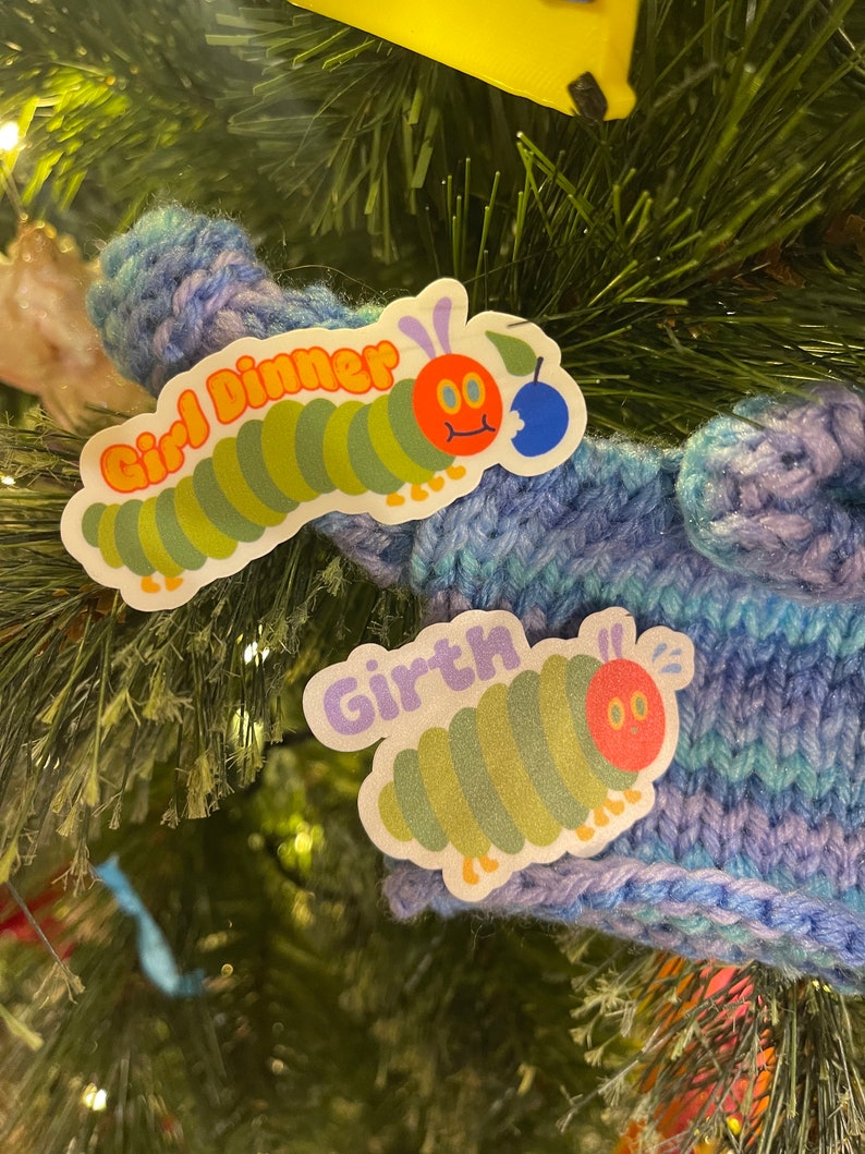 Very Hungry Caterpillar Vinyl Sticker - Etsy