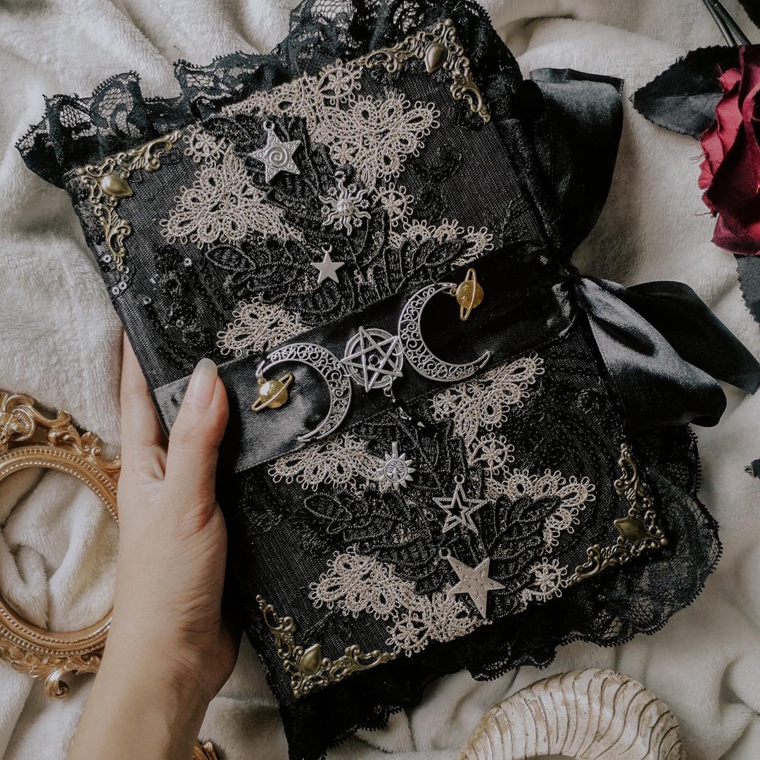Journal Notebook Hard Cover Gothic Astrology Celestial Star Moon ...