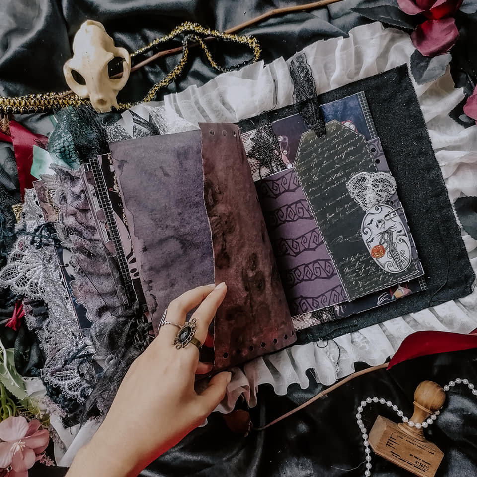 Nightmare Before Christmas Handmade Junk Journal Scrapbook Halloween ...