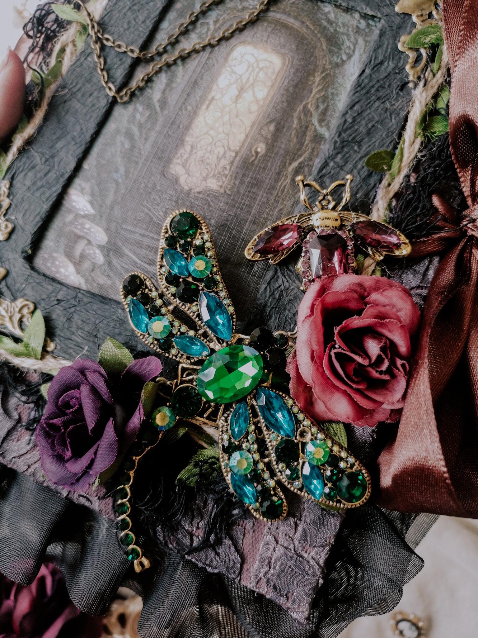 Journal Notebook Hard Cover Enchanted Dark Fairy Forest Folklore ...