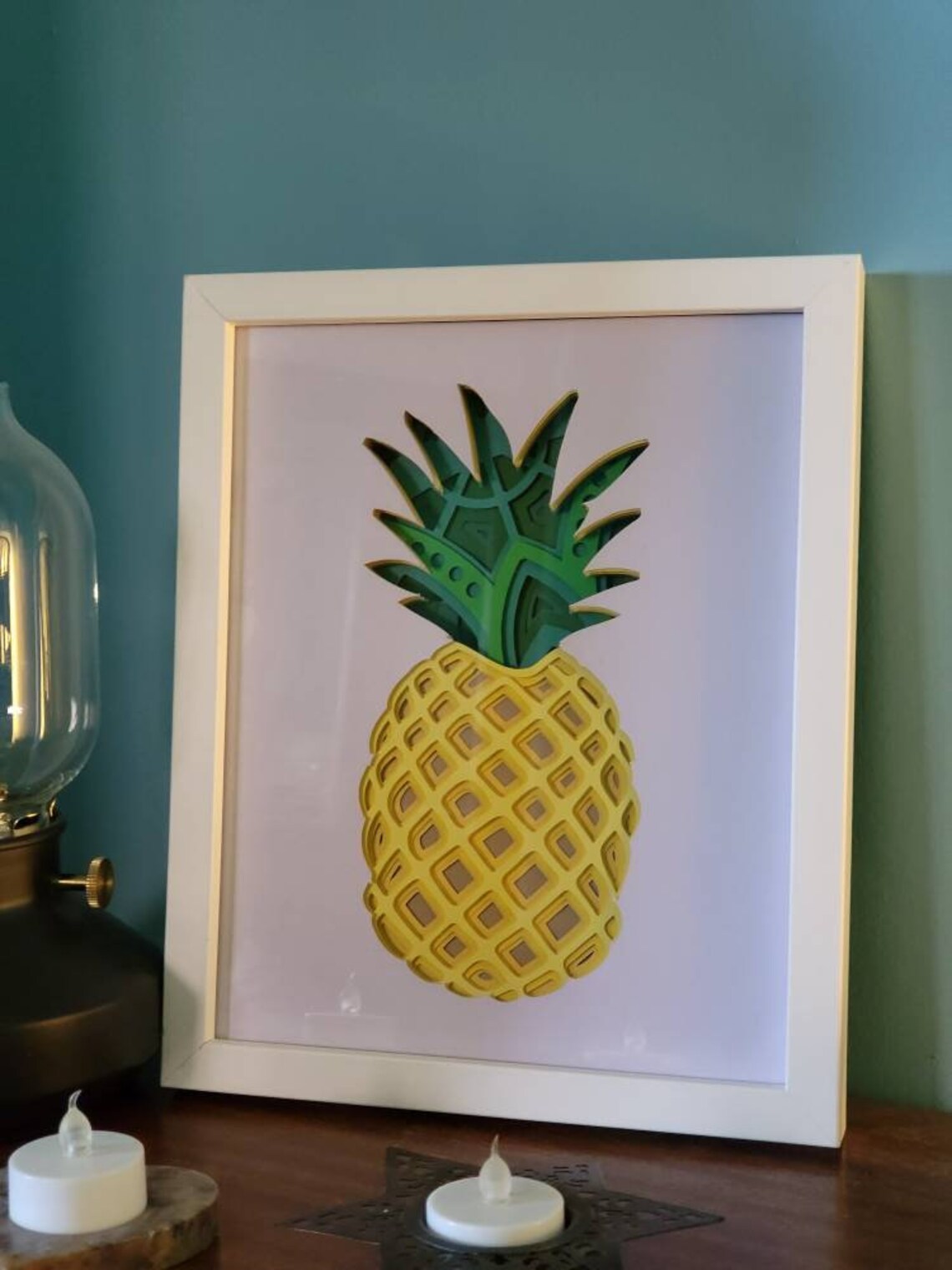 Pineapple Mandala 3D SVG. Digital Cut File, Paper Cut, Cricut SVG, DXF ...