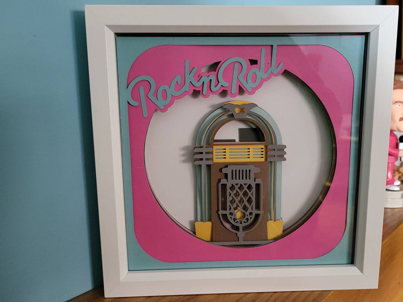 Jukebox SVG. Jukebox Shadow Box, Digital Cut File, Paper Cut, SVG for ...