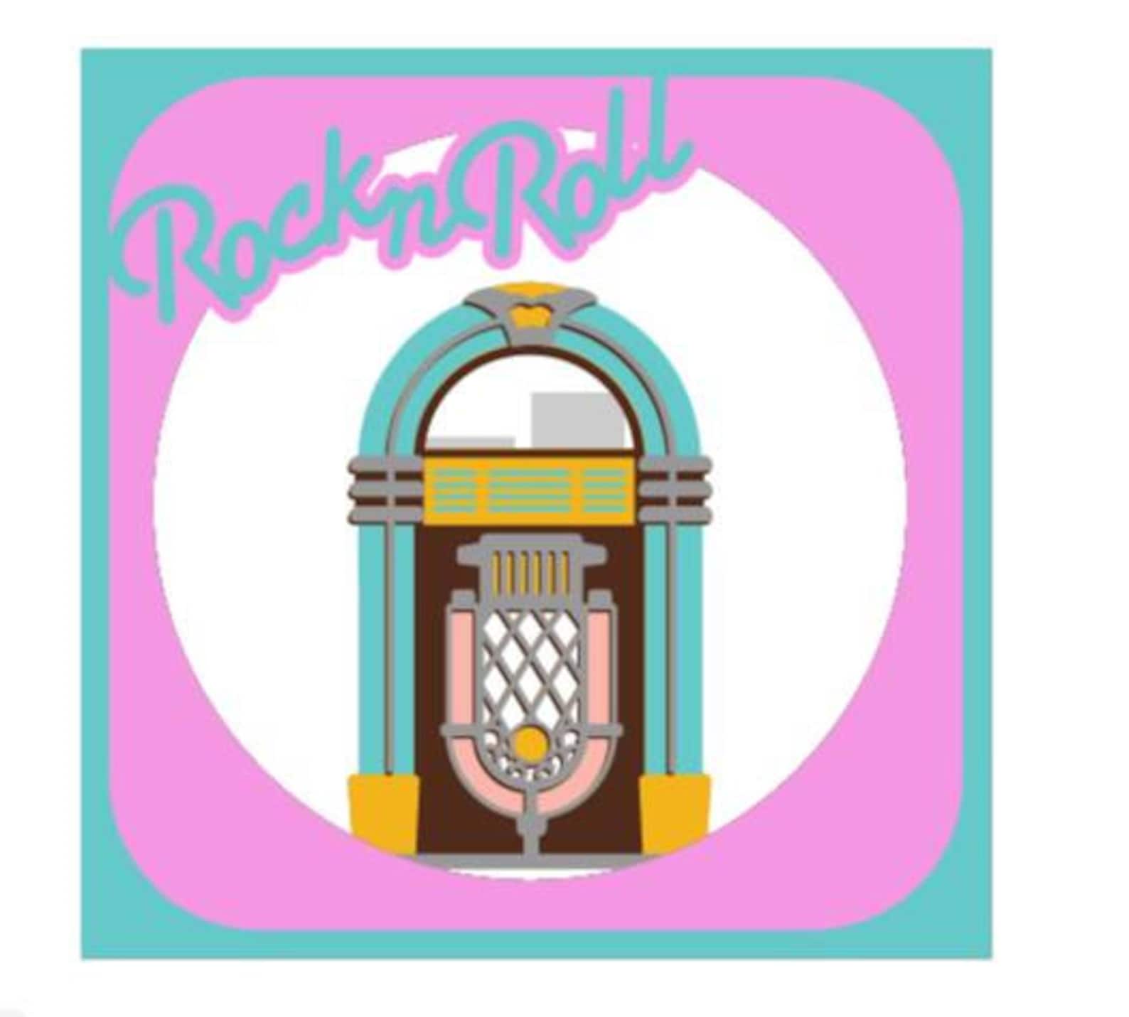 Jukebox SVG. Jukebox Shadow Box, Digital Cut File, Paper Cut, SVG for ...