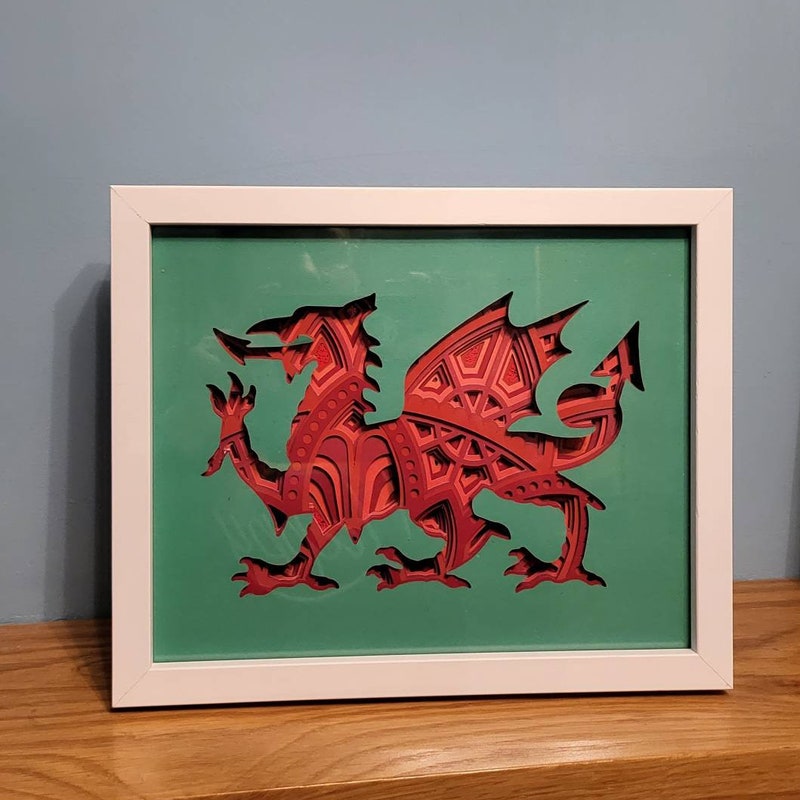 Welsh Dragon Template - Etsy UK
