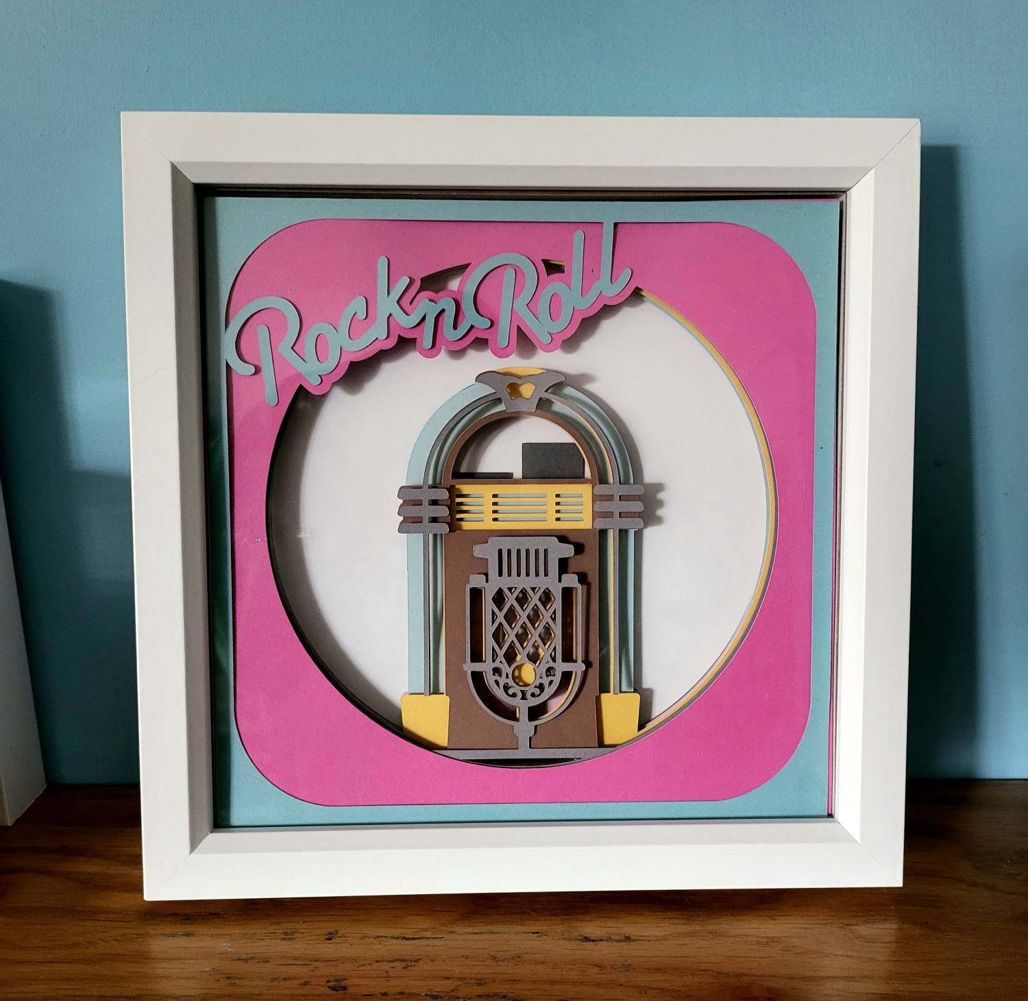 Jukebox SVG. Jukebox Shadow Box, Digital Cut File, Paper Cut, SVG for ...