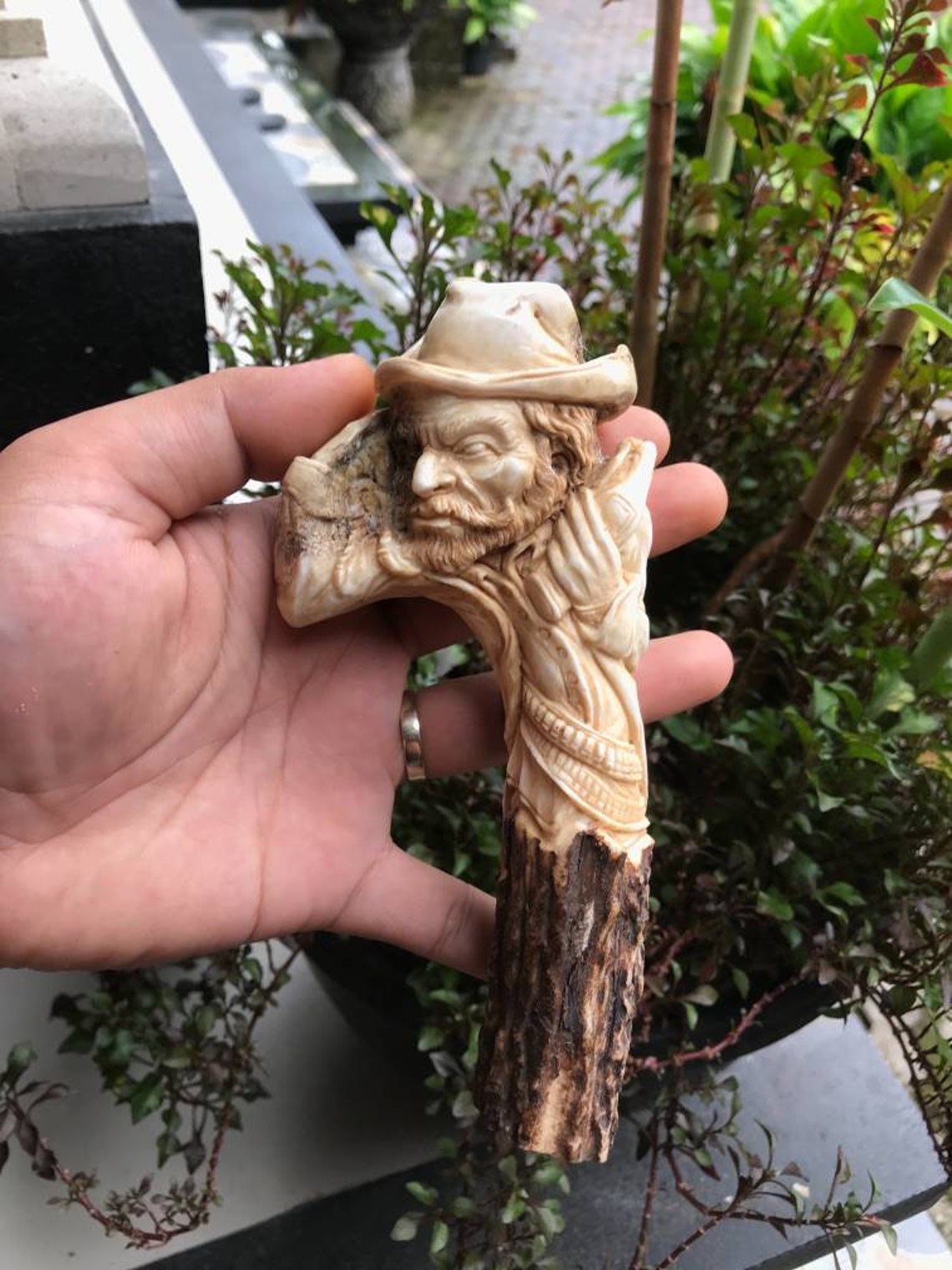 Antler Carving Hand Carved Deer Antler for Knife Handles. - Etsy