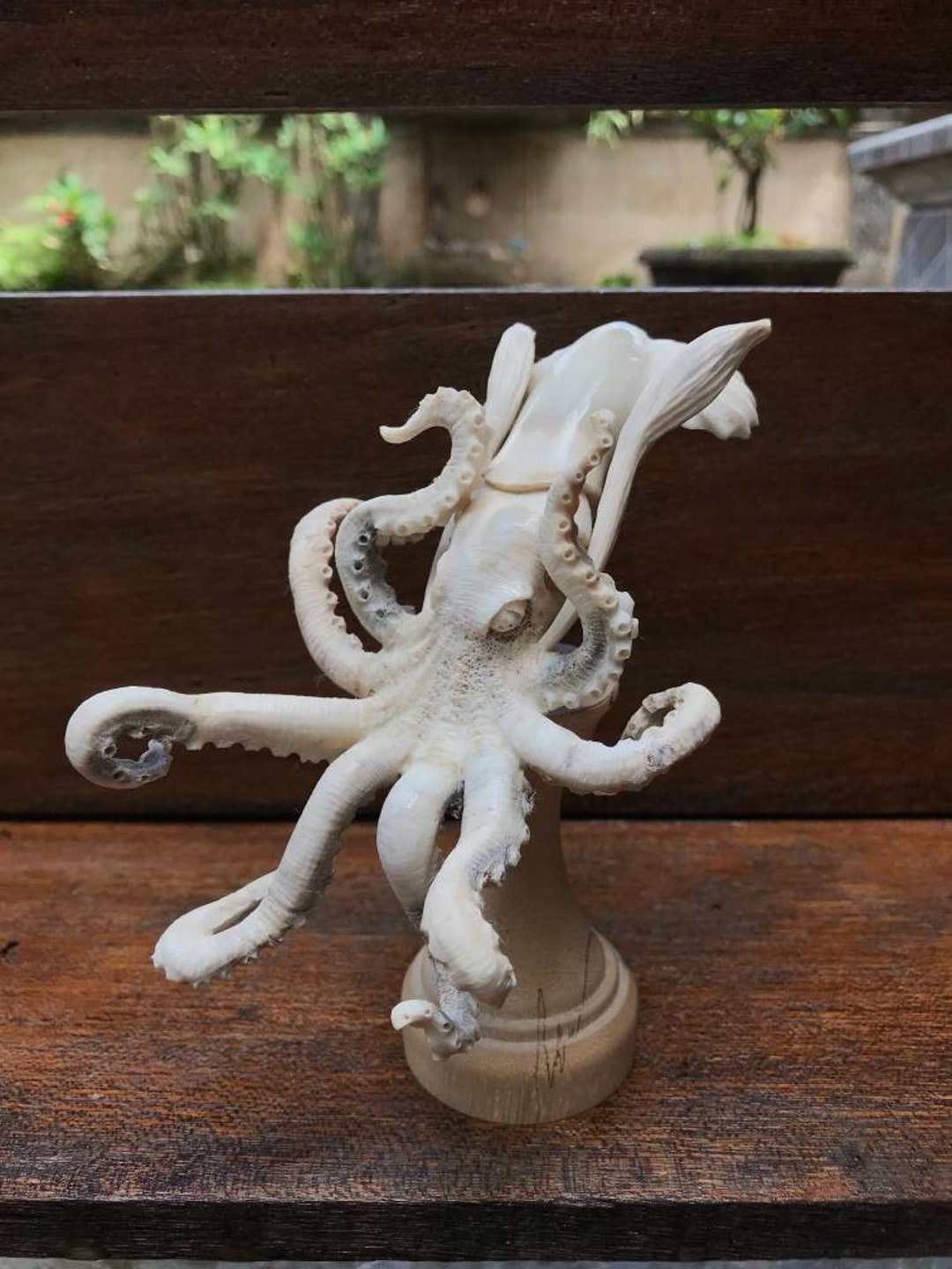 Antler Carving Hand Carved Deer Antler Cuttlefish Hand - Etsy