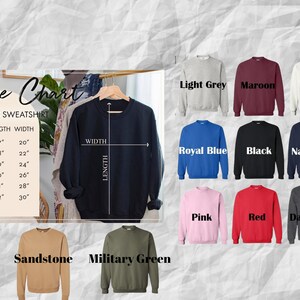 Anniversary Date Embroidered Sweatshirt, Custom Embroidery Sleeve ...