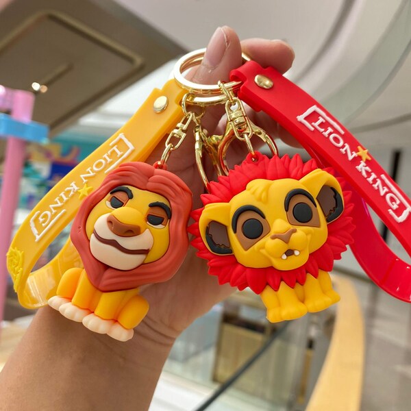 Lion Keychain - Etsy
