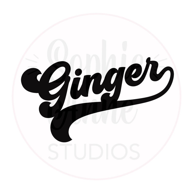 Ginger Digital Download File - One PNG File - Etsy