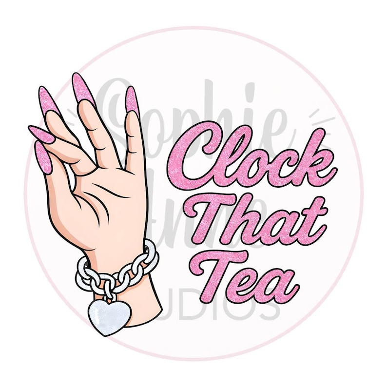 Clock That Tea Digital Download File Fair Hand Symbol Gesture - PNG ...