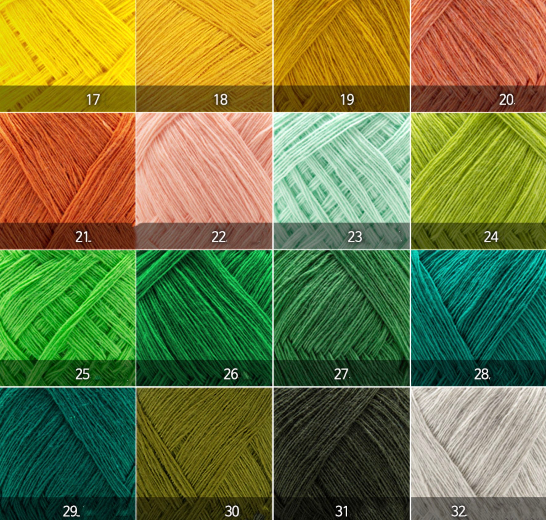 Maison 100% Lamb Wool Yarn, 50g, 50 Colors, 6 Poly, Korean Yarn, Wool ...