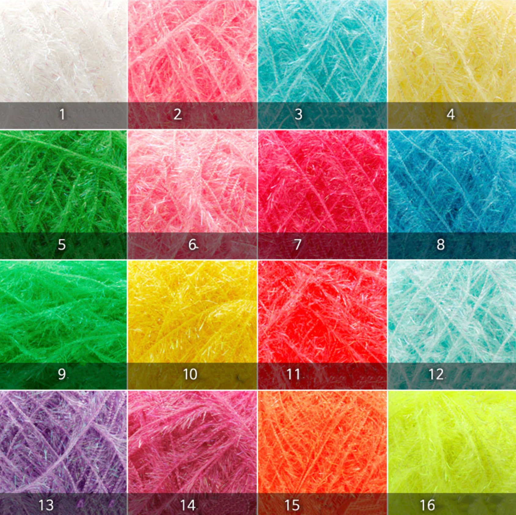 Pearl Scrubby Yarn, 80g, 34 Colors, Crunchy Yarn, Korean Yarn ...