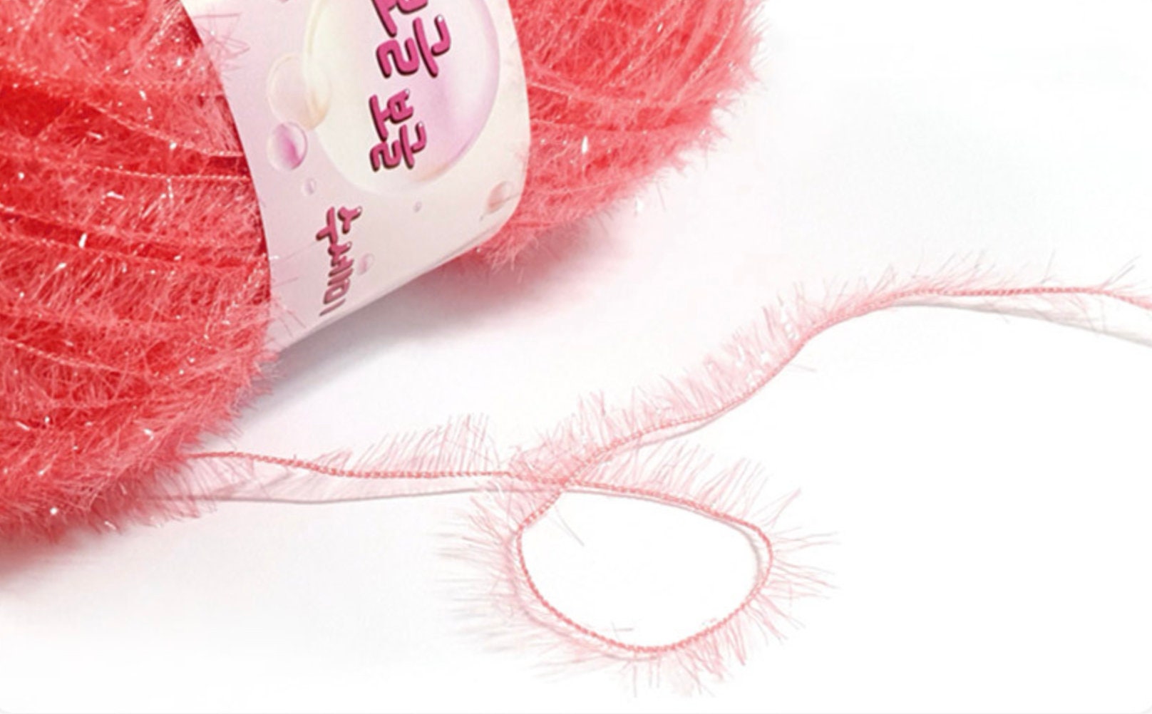 90g Scrubby Yarn, 55 Colors, Crunchy Yarn, Korean Yarn, Polyester Yarn ...