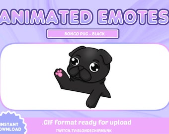 15 Pug Twitch Emotes Pack 1 - Etsy