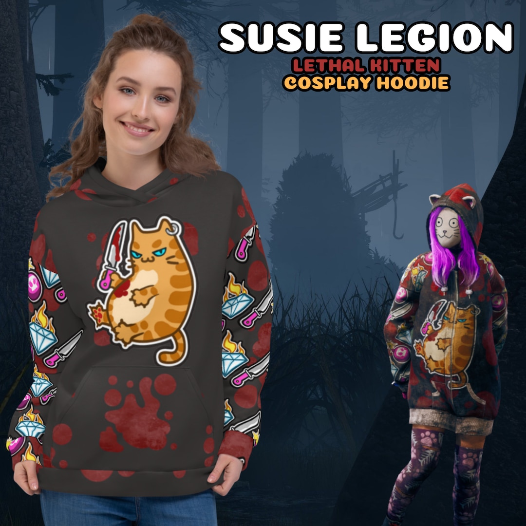 Susie Legion DBD Dead by Daylight Lethal Kitten Unisex Hoodie Cosplay ...