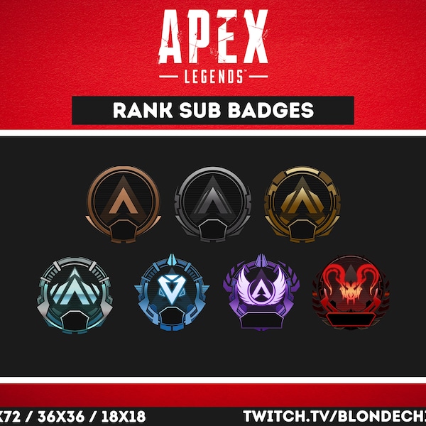 Twitch Bit Badges Bloodhound - Etsy