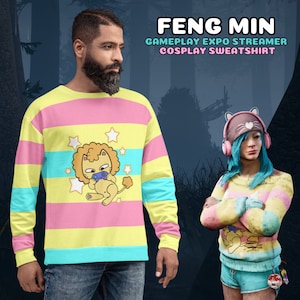 Feng Min Cosplay Unisex Long Sleeve Top Costume Dead by Daylight ...