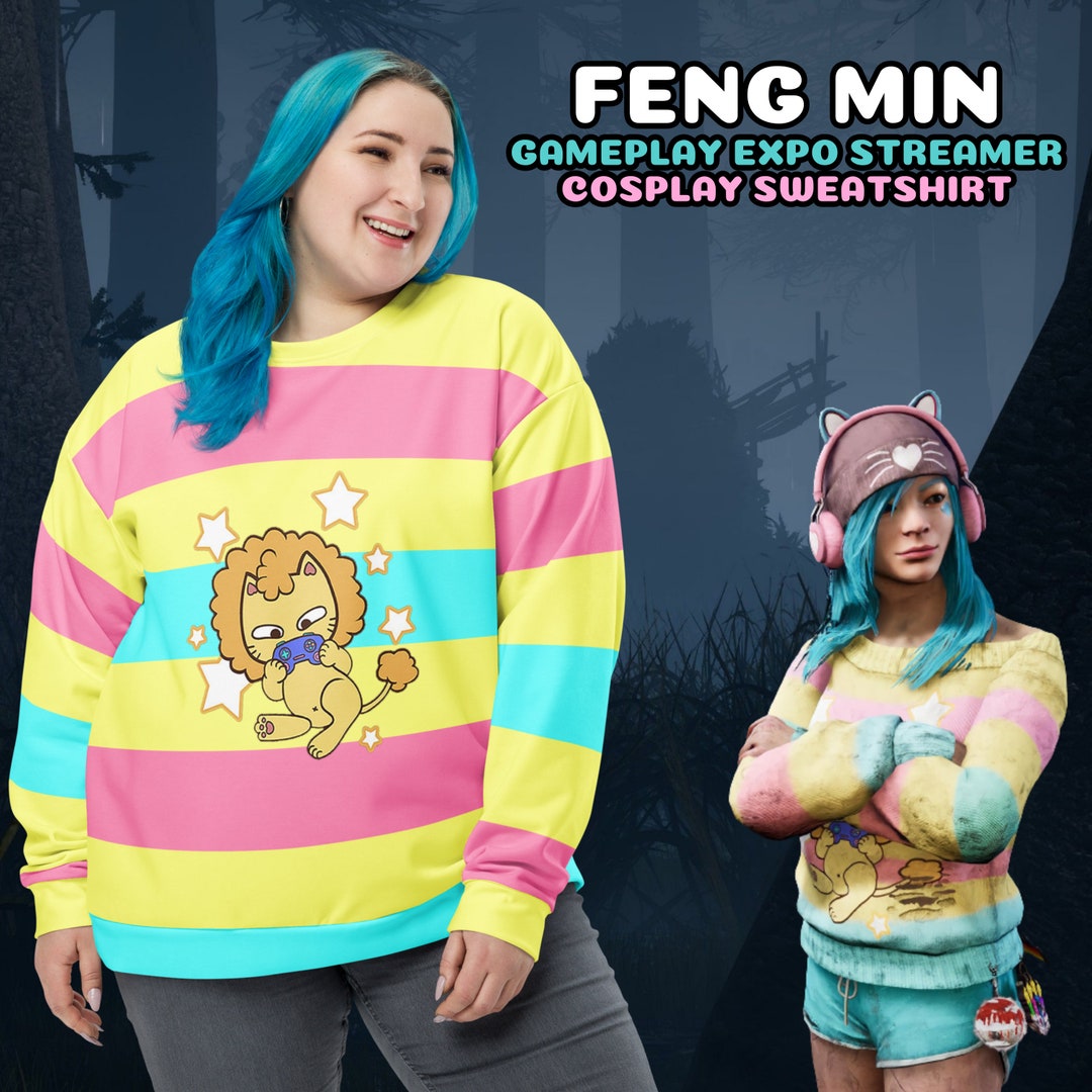 Feng Min Cosplay Unisex Long Sleeve Top Costume Dead by Daylight ...