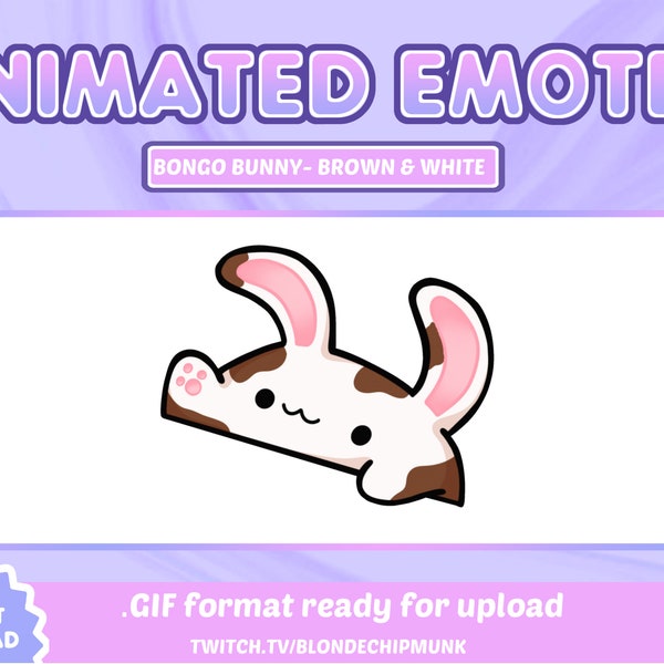 Animated Bun Emote - Etsy