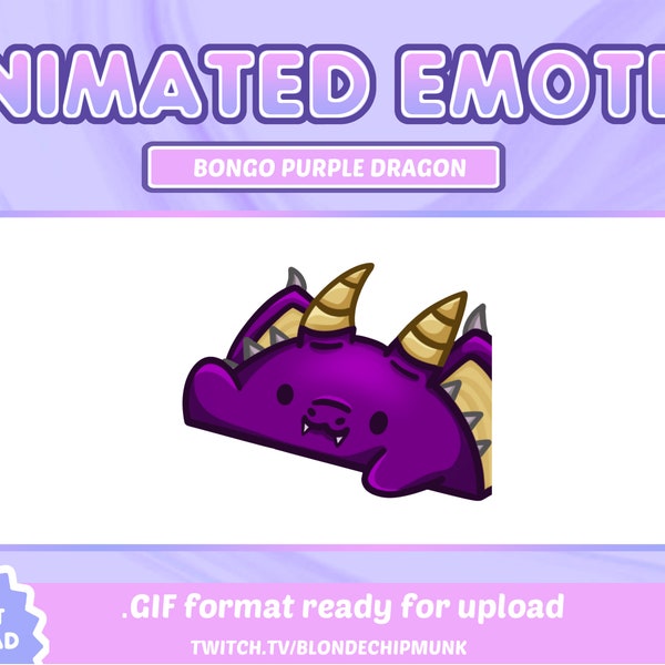 Animated Dragon Emote - Etsy