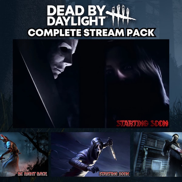 Dead by Daylight Twitch Overlay - Shop Online - Etsy