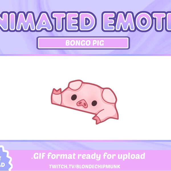 Kawaii Pig - Etsy
