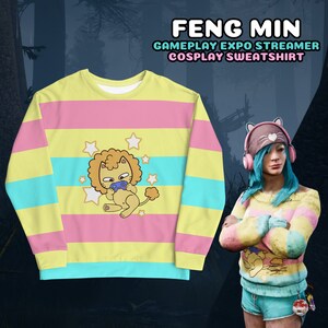 Feng Min Cosplay Unisex Long Sleeve Top Costume Dead by Daylight ...