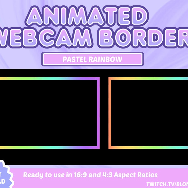 Animated Red Webcam Border - Etsy