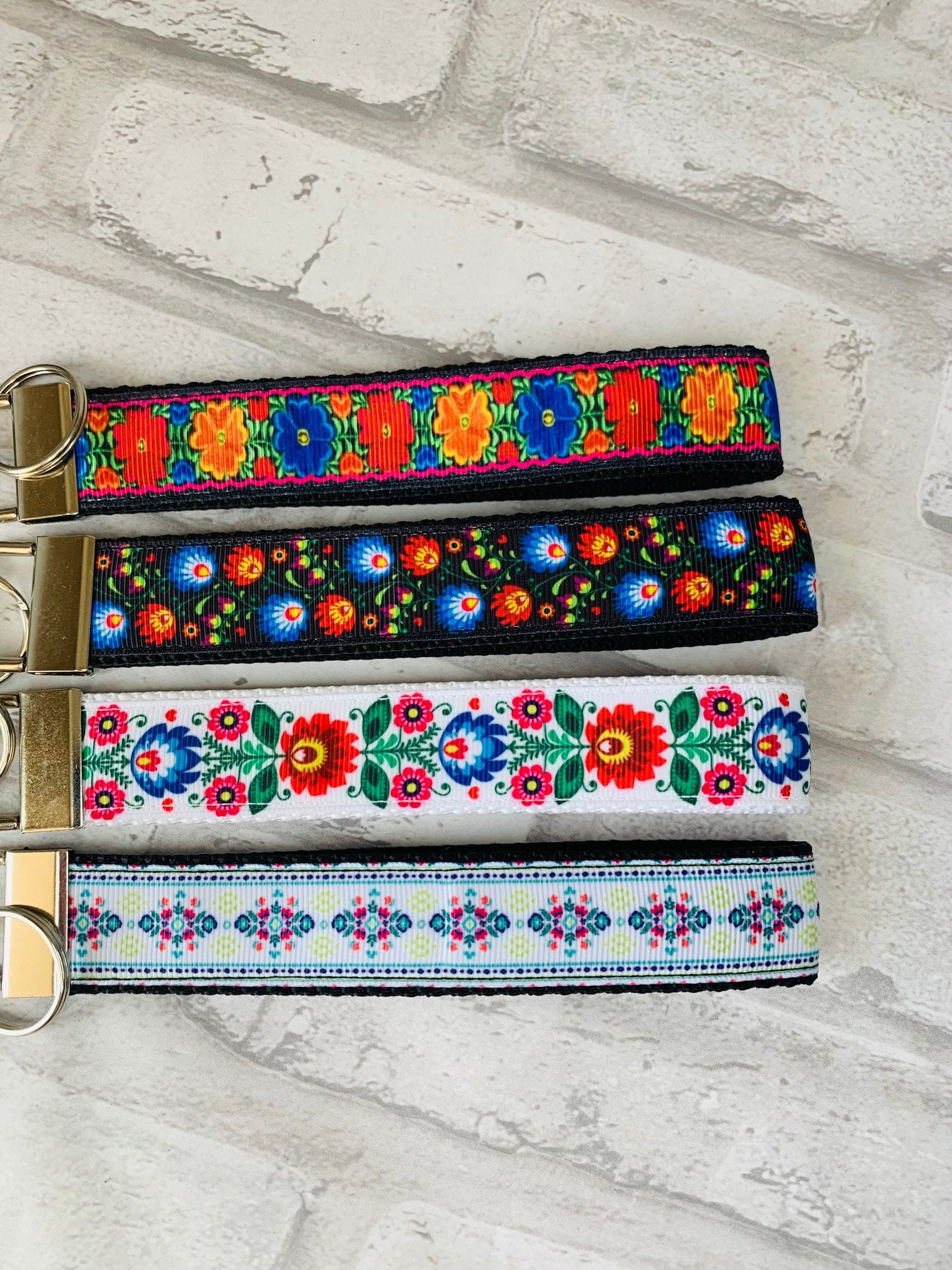 Mexican Keychains Keyfob Wristlet Phone Strap Sarape - Etsy