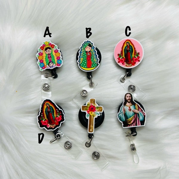 Virgin Mary Badge - Etsy