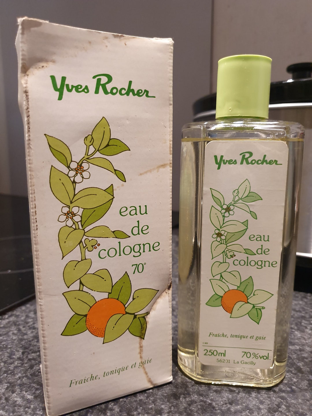 Yves Rocher Eau De Cologne 250ml Vintage From the 70s - Etsy