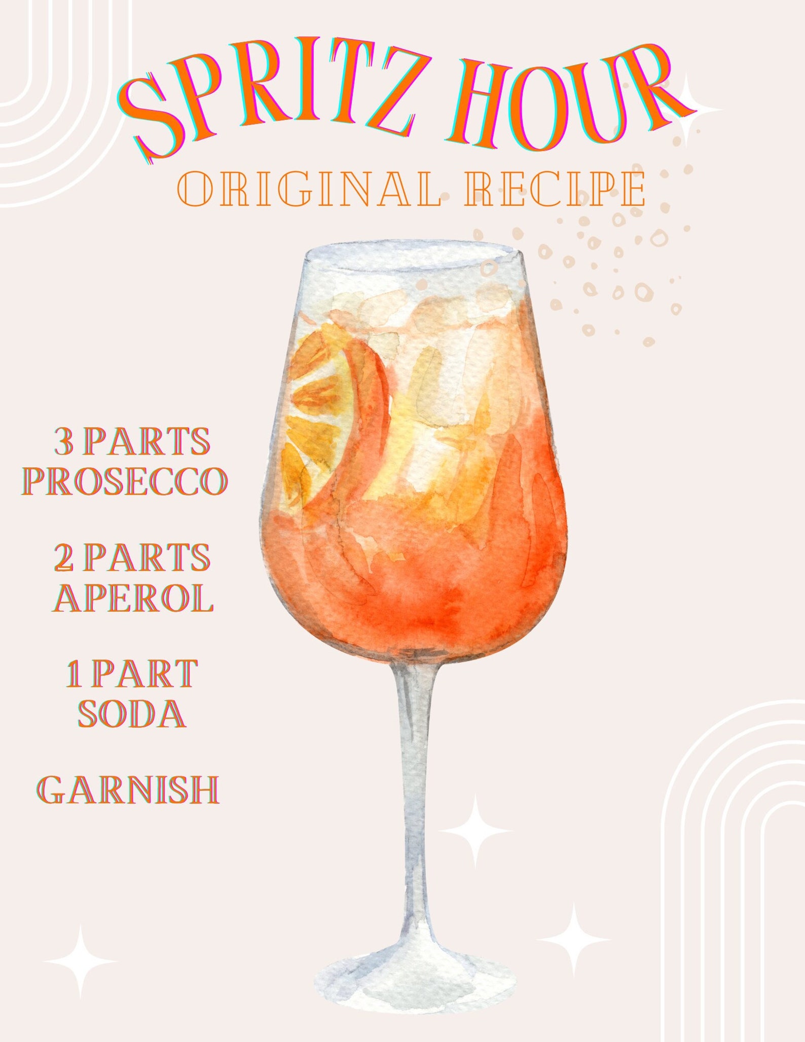 Aperol Spritz - Etsy