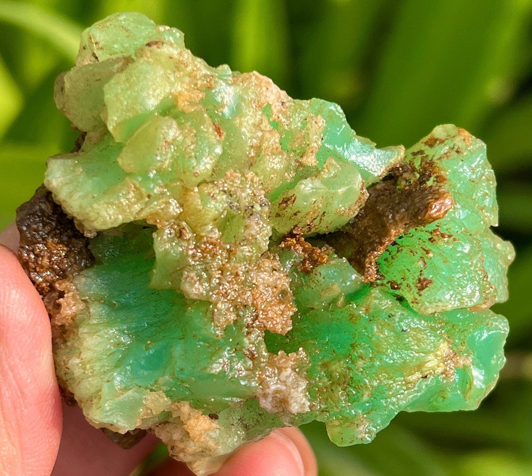 Chrysoprase Raw Stone Australian Chrysoprase Rough Green Gemstone From ...
