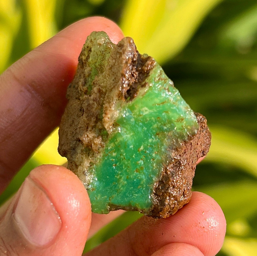 Chrysoprase Raw Natural Australian Chrysoprase Rough Chrysoprase ...