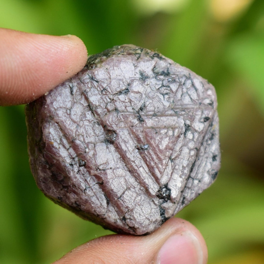 RECORD KEEPER RUBY Gemstone Crystal : Natural Untreated Unheated Purple ...