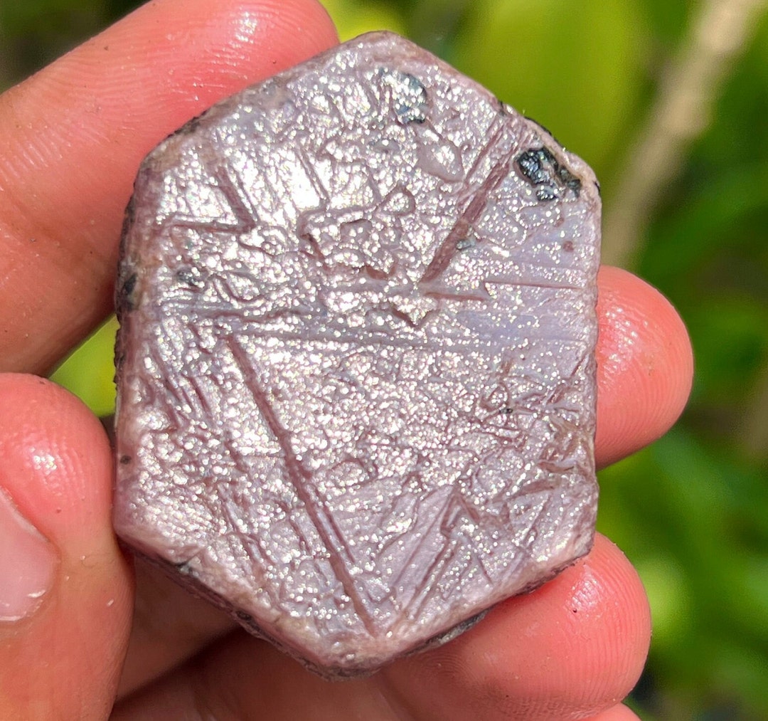 RUBY Raw Crystal Sacred Geometry, Hexagon Ruby, Raw Ruby, Record Keeper ...