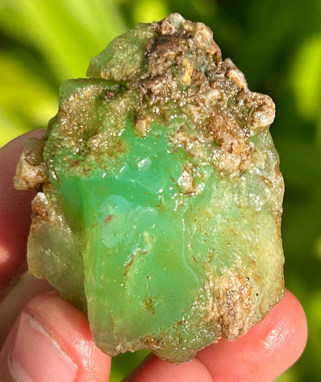 Chrysoprase Raw Stone Australian Chrysoprase Rough Green Gemstone From ...