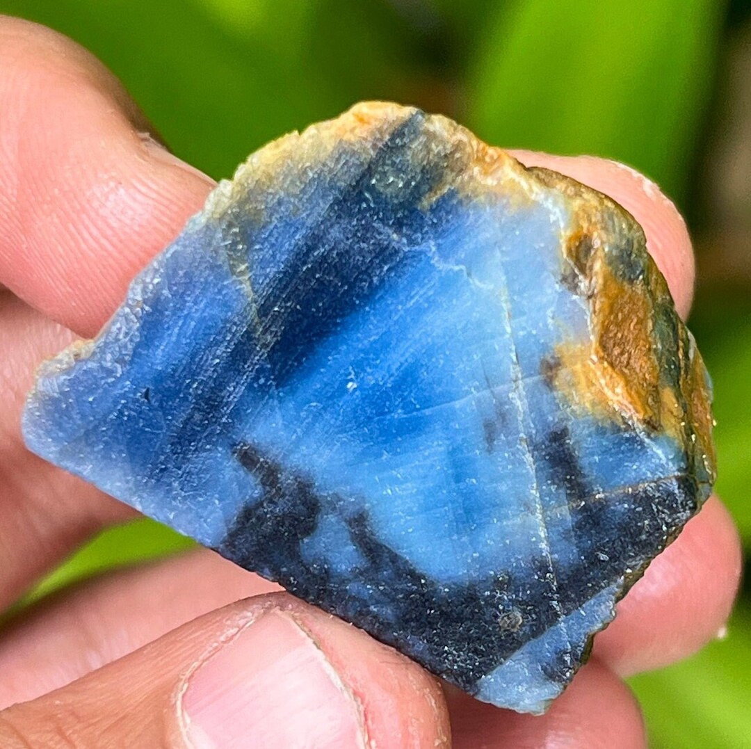 BLUE SAPPHIRE RAW Natural Sapphire Rough Untreated Stone Specimen ...