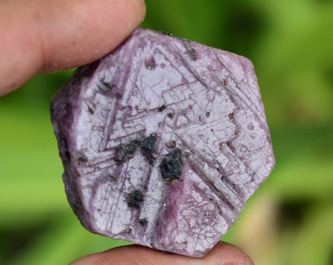 RECORD KEEPER RUBY Gemstone Crystal : Natural Untreated Unheated Purple ...