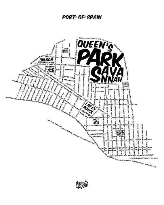 Map Of Port Of Spain Trinidad