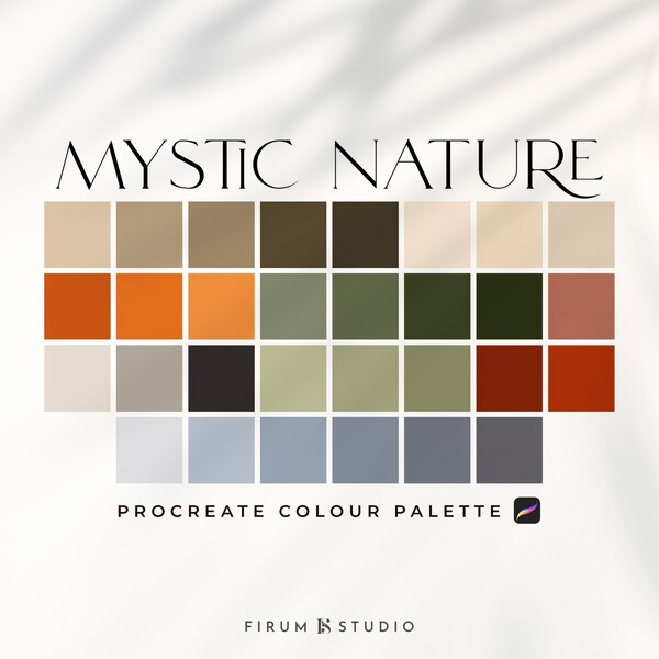 Abstract Boho Color Palette - Etsy