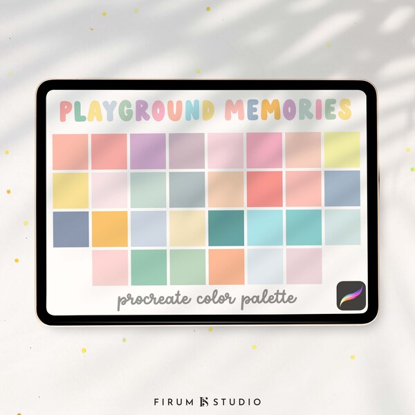Pastel Color Palette Procreate - Etsy