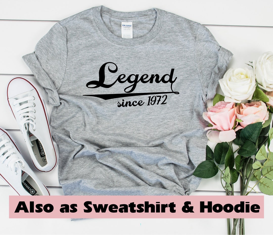 Legend Since 1973 50th Birthday Shirt Birthday Gift for - Etsy