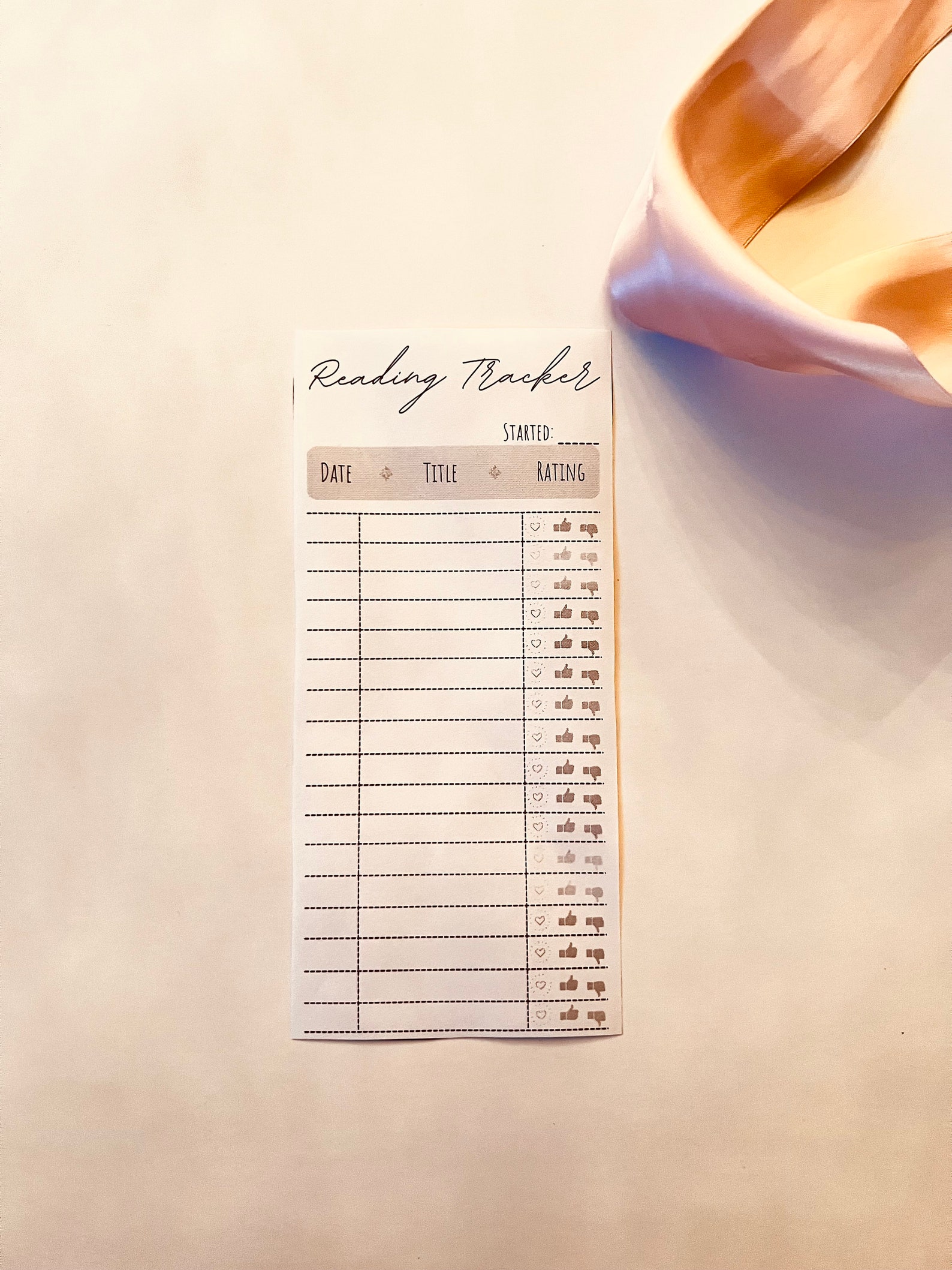 Printable Reading Tracker Reading Tracker Bookmark Printable - Etsy