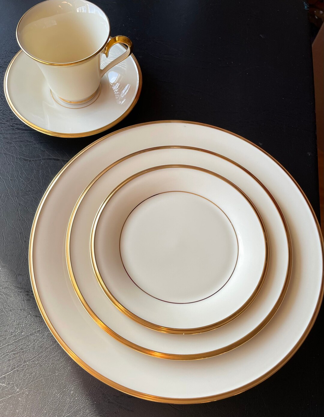 Lenox Eternal China New Old Stock, Unused. Ivory China With Gold Trim ...