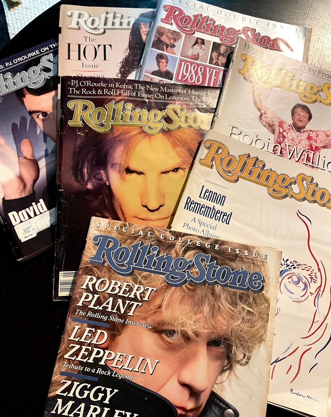 Vintage Rolling Stones Magazines 1988 Sold Individually - Etsy