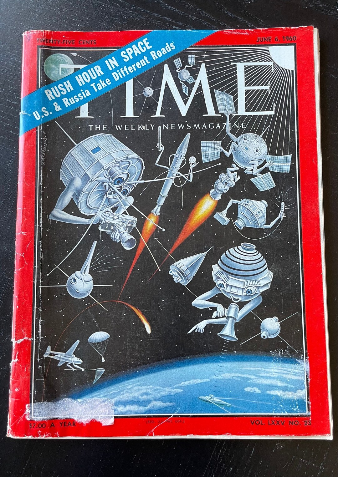 Time Magazine June 6, 1960 Rush Hour in Space - Etsy